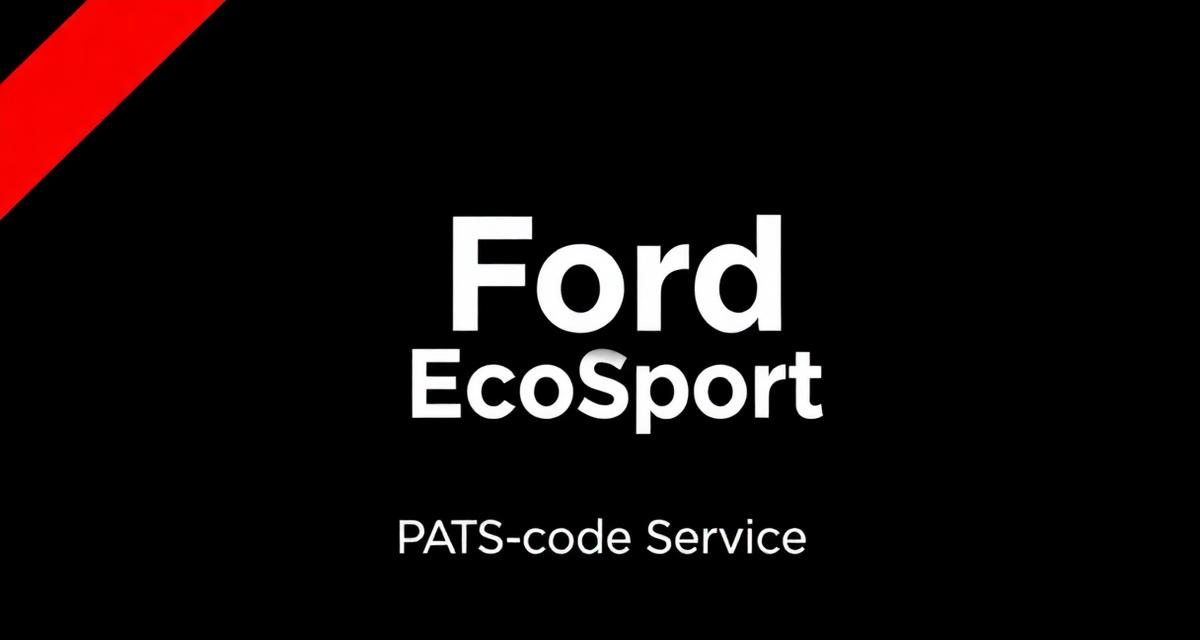 Ford EcoSport Incode Calculator 2014-2022 | PatsKiller